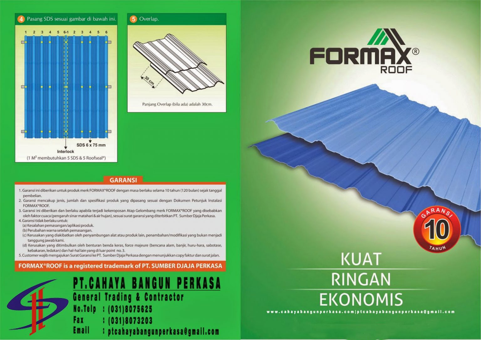 Atap PVC Formax Roof