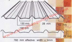 ATAP TRIMDEK LYSAGHT - PT. Cahaya Bangun Perkasa